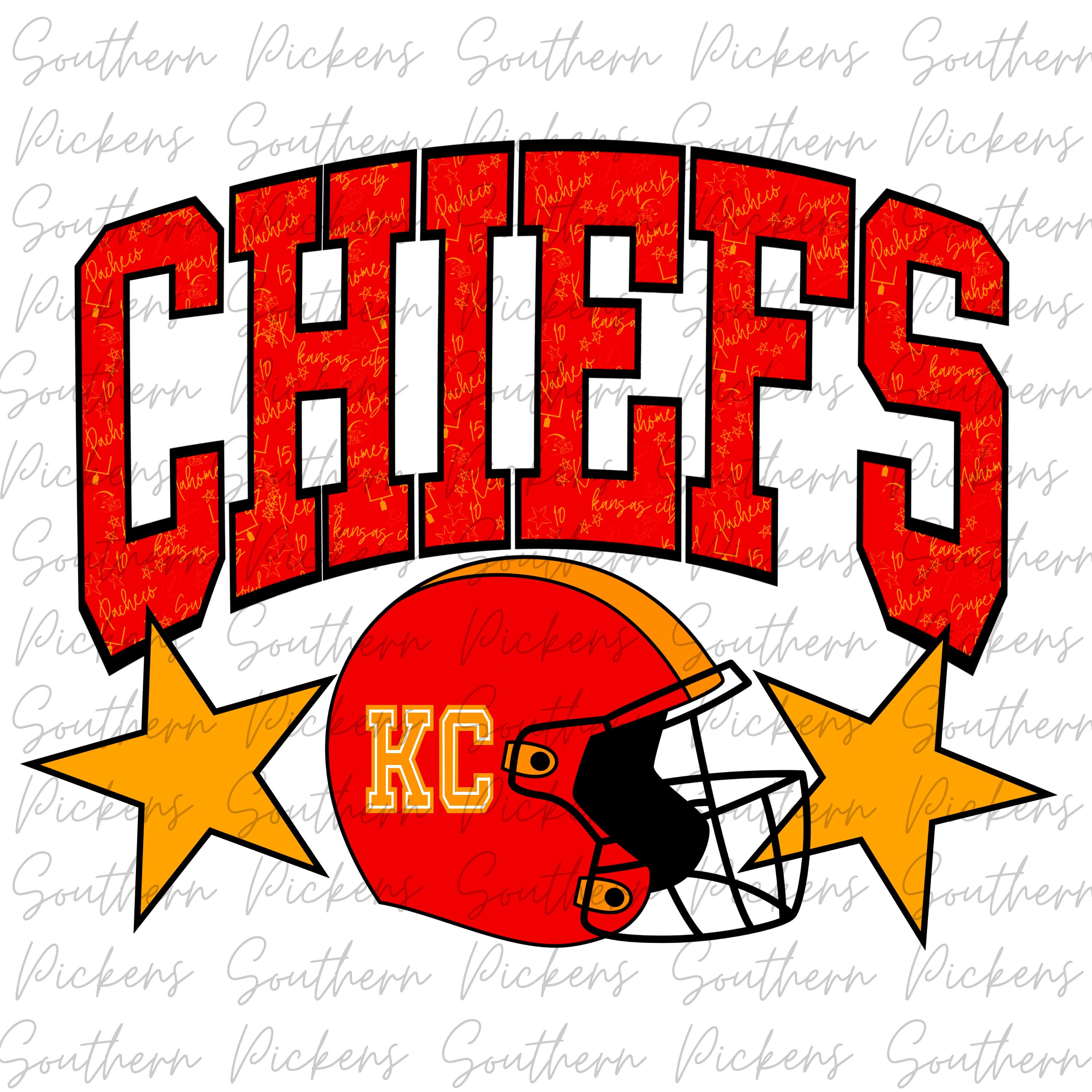 Chiefs PNG With Players Names| DTF | Sublimation - Etsy