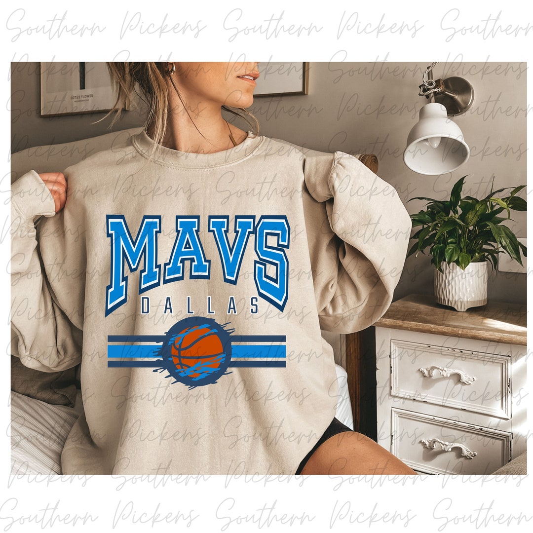 Mavs Dallas Basketball PNG DTF Sublimation, Full Color and Distressed ...