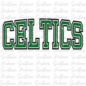 Boston Celtics DTF | Sublimation | PNG | Full Color and Distressed ...