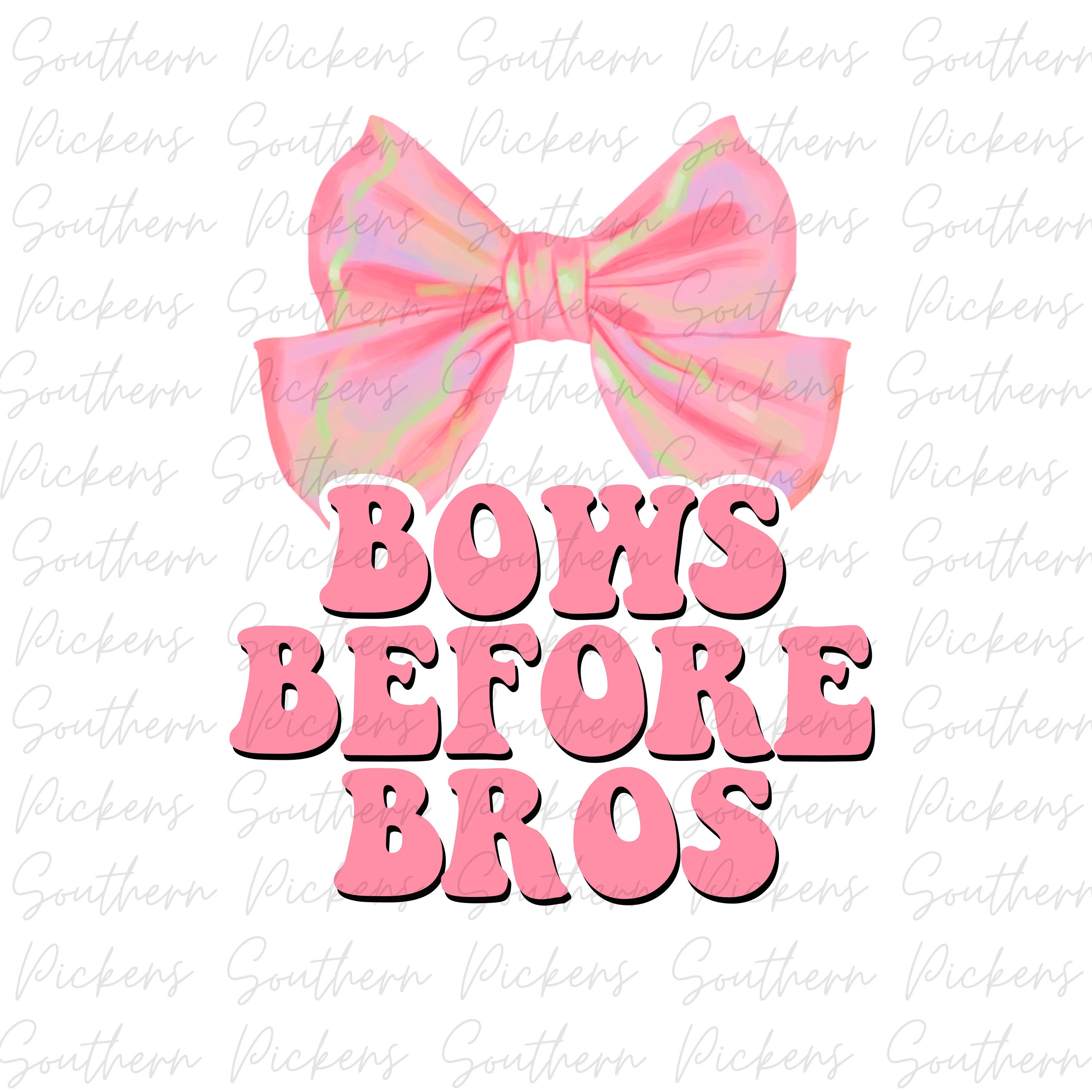 Bows Before Bros PNG | DTF | Sublimation - Etsy