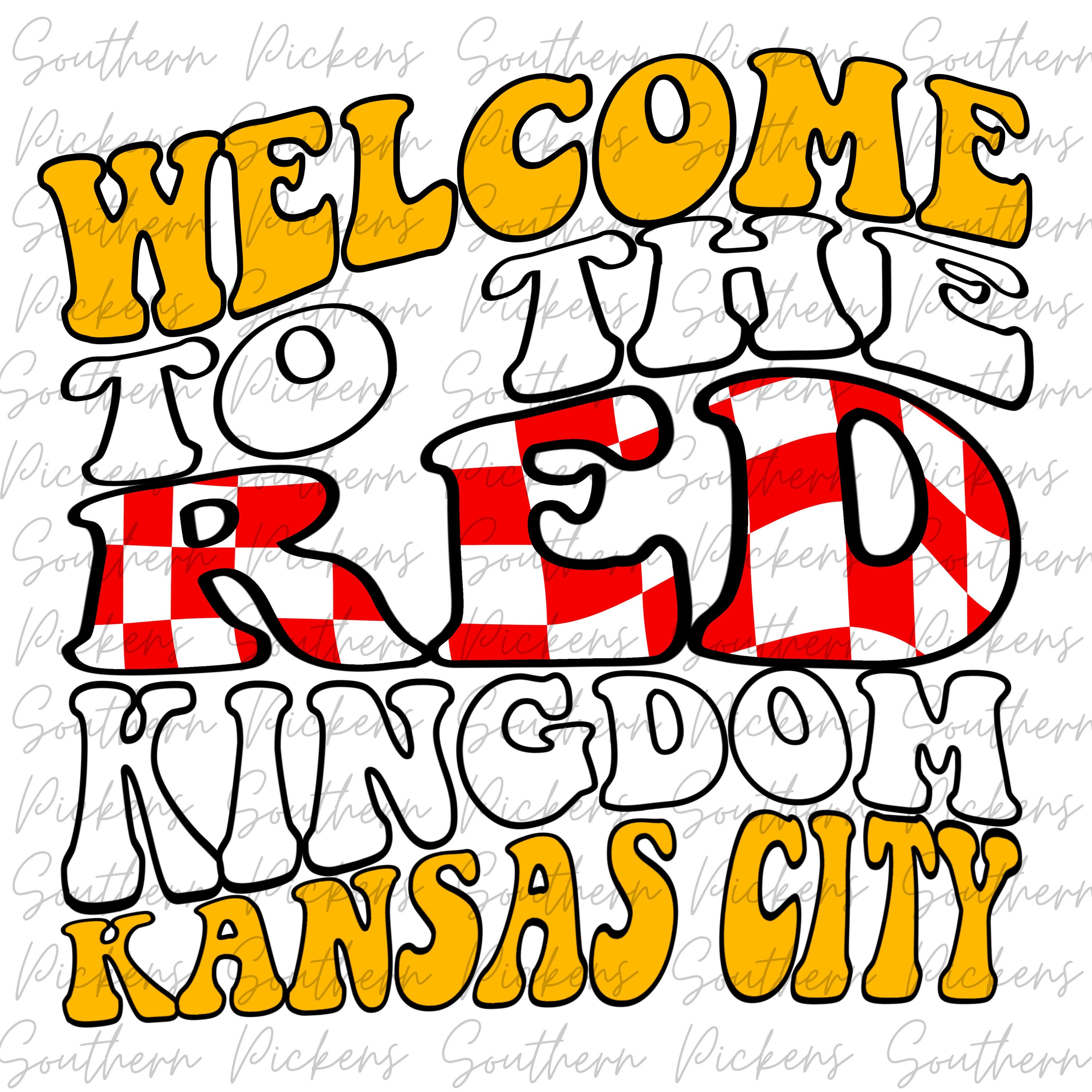 Welcome to the Red Kingdom PNG | DTF | Sublimation | Chiefs | - Etsy