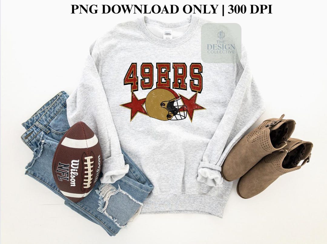 49 * ERS Football PNG With Stars | DTF | - Etsy