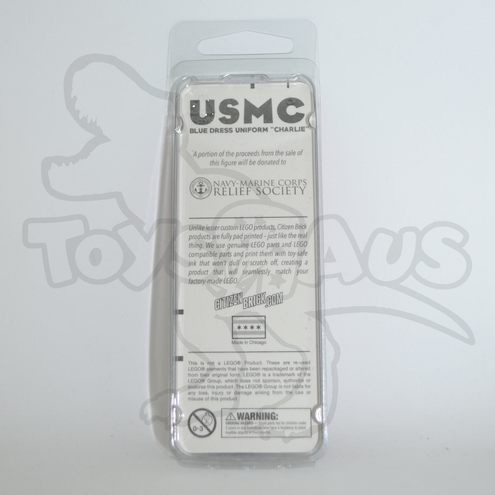 CITIZEN BRICK USMC Blue Dress Uniform Charlie Custom Pad Printed ...