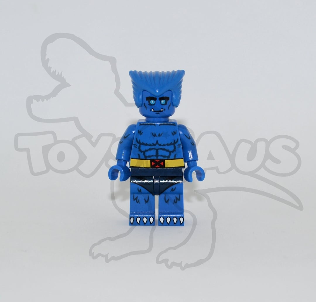 KO Custom Minifigs BEAST Custom Pad Printed Lego Minifigure Marvel ...
