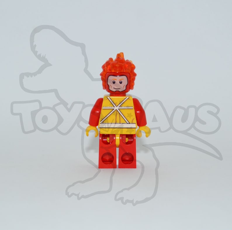 FIRESTORM Custom Printed Lego Minifigure Justice League DC Comics JLA ...