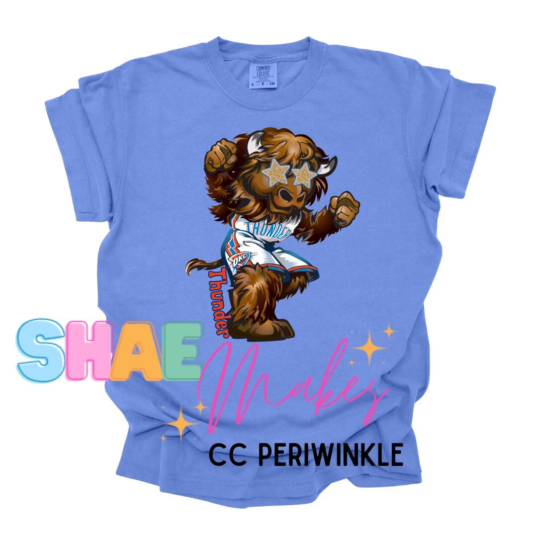 Oklahoma Basketball, Thunder ,OK, Png, Trendy, Preppy Mascot - Etsy