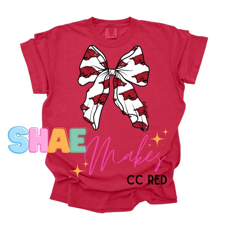 Arkansas, Football, Png, Digital Design, Sublimation, Coquette Bow ...