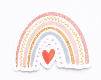 Rainbow Sticker, Watercolor Sticker, Watercolor Rainbow, Laptop ...