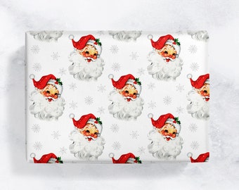Christmas Santa Wrapping Paper - Etsy