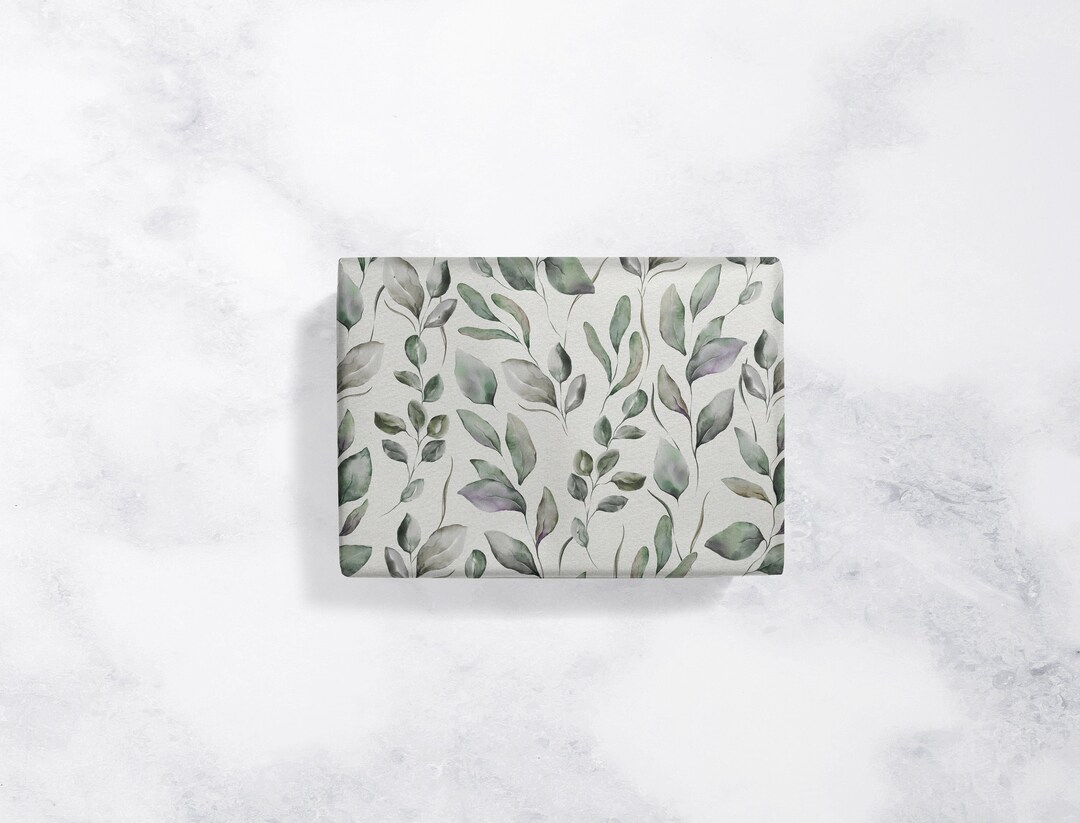 Eucalyptus Botanical Wrapping Paper/wedding Gift Wrap/watercolor ...