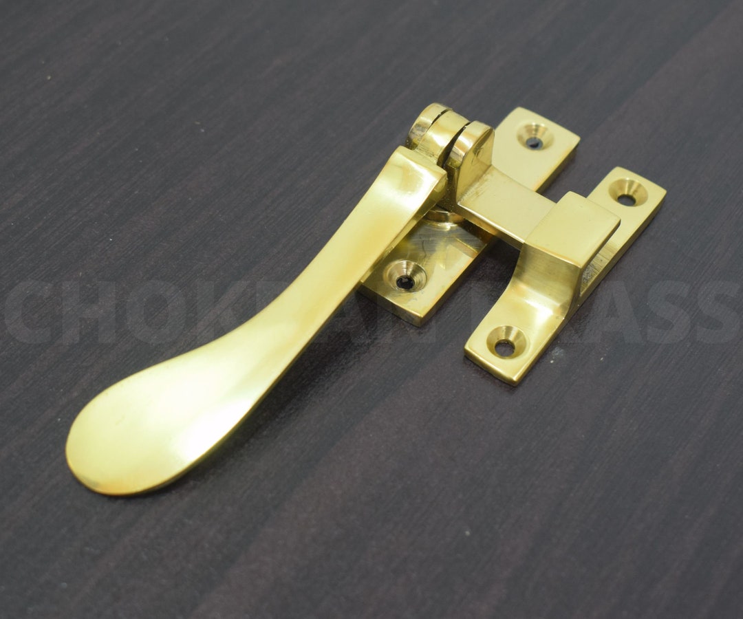 Handmade Brass Window Handles, Solid Brass Window Handles, Brass Window ...