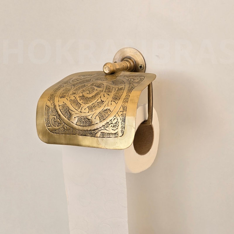 Brass Toilet Paper Holder - Etsy