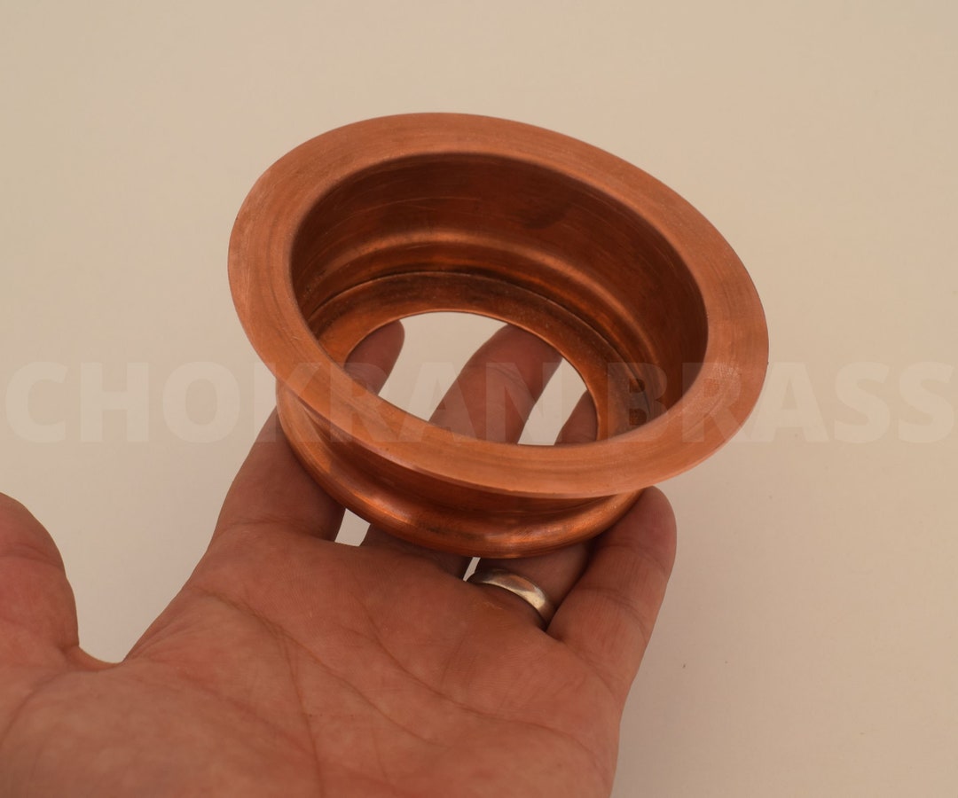 Unlacquered Copper Disposal and Flanges, Sink Drain Hole, Unlacquered ...