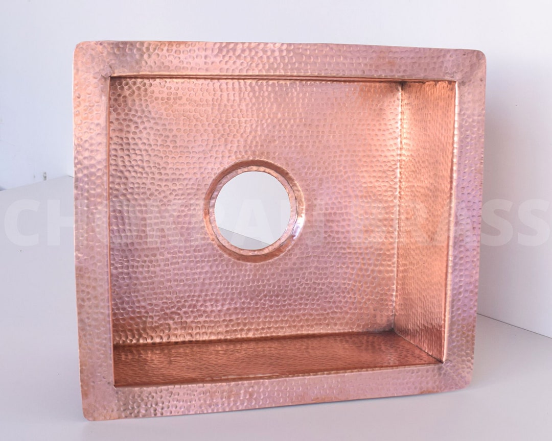 Unlacquered Copper Kitchen Sink, Copper Bar Sink, Kitchen Sink, Copper ...