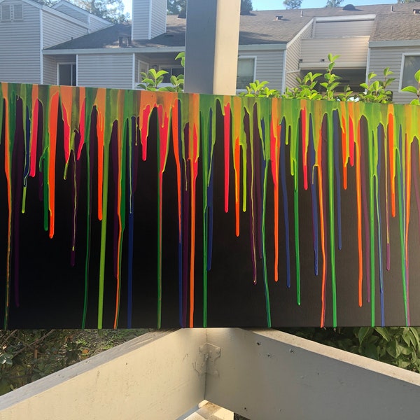 Drips Painting - Etsy