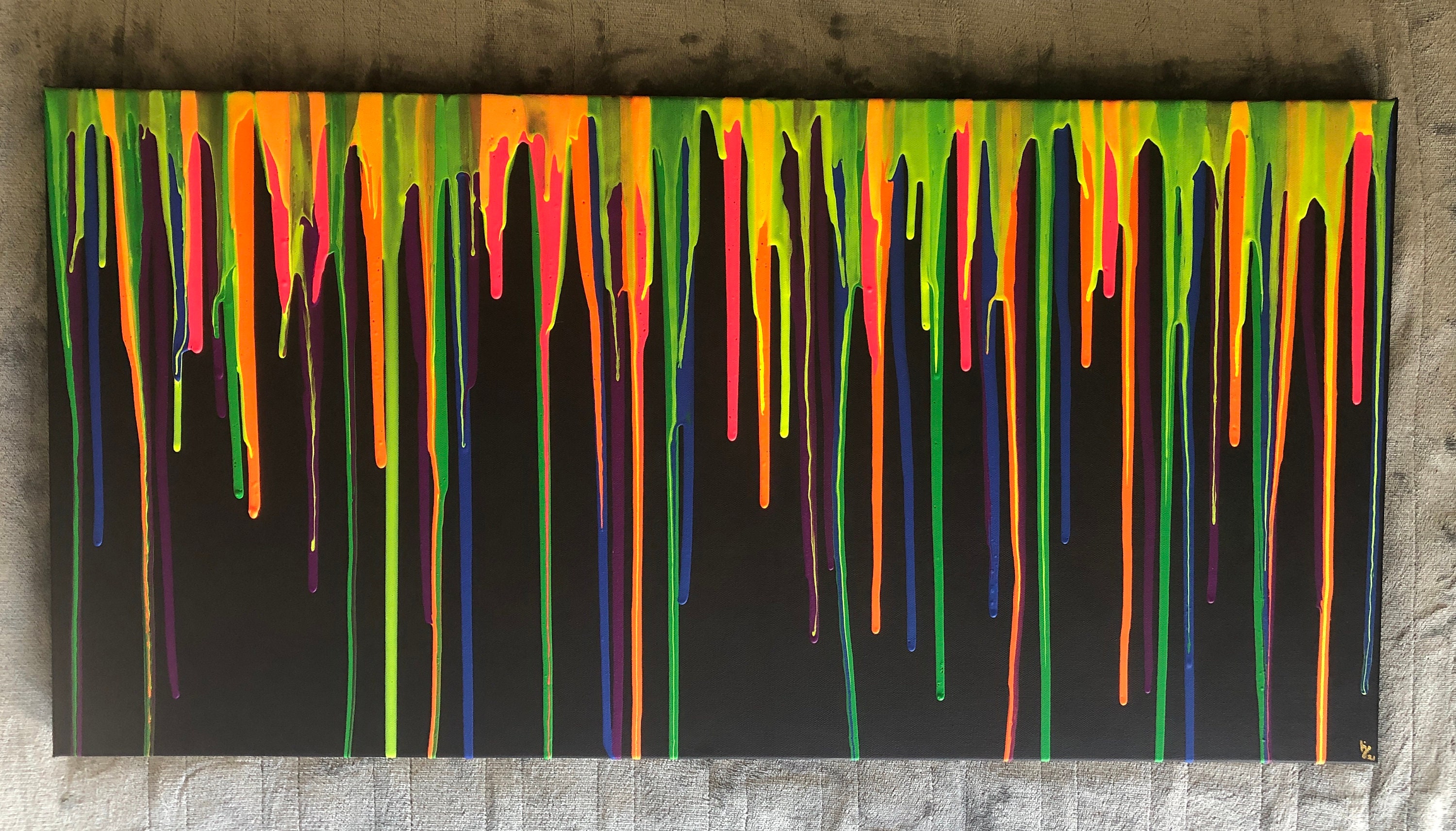 Drip Painting - Etsy