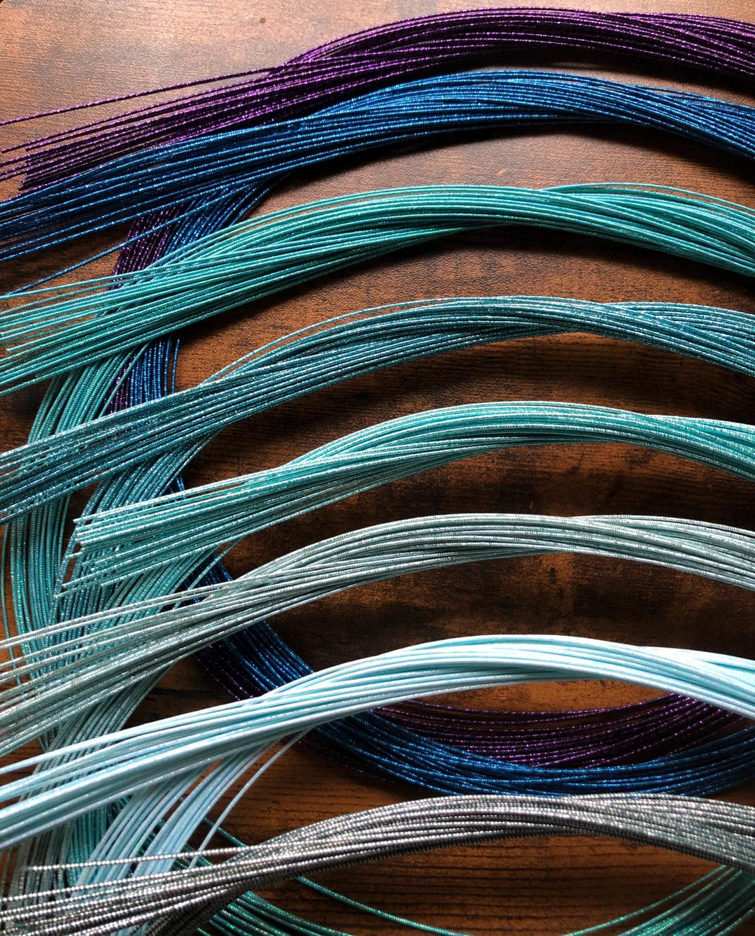 Mizuhiki Cords 8 Blue Colors, Decorative Paper Cords, Sparkle Mizuhiki ...