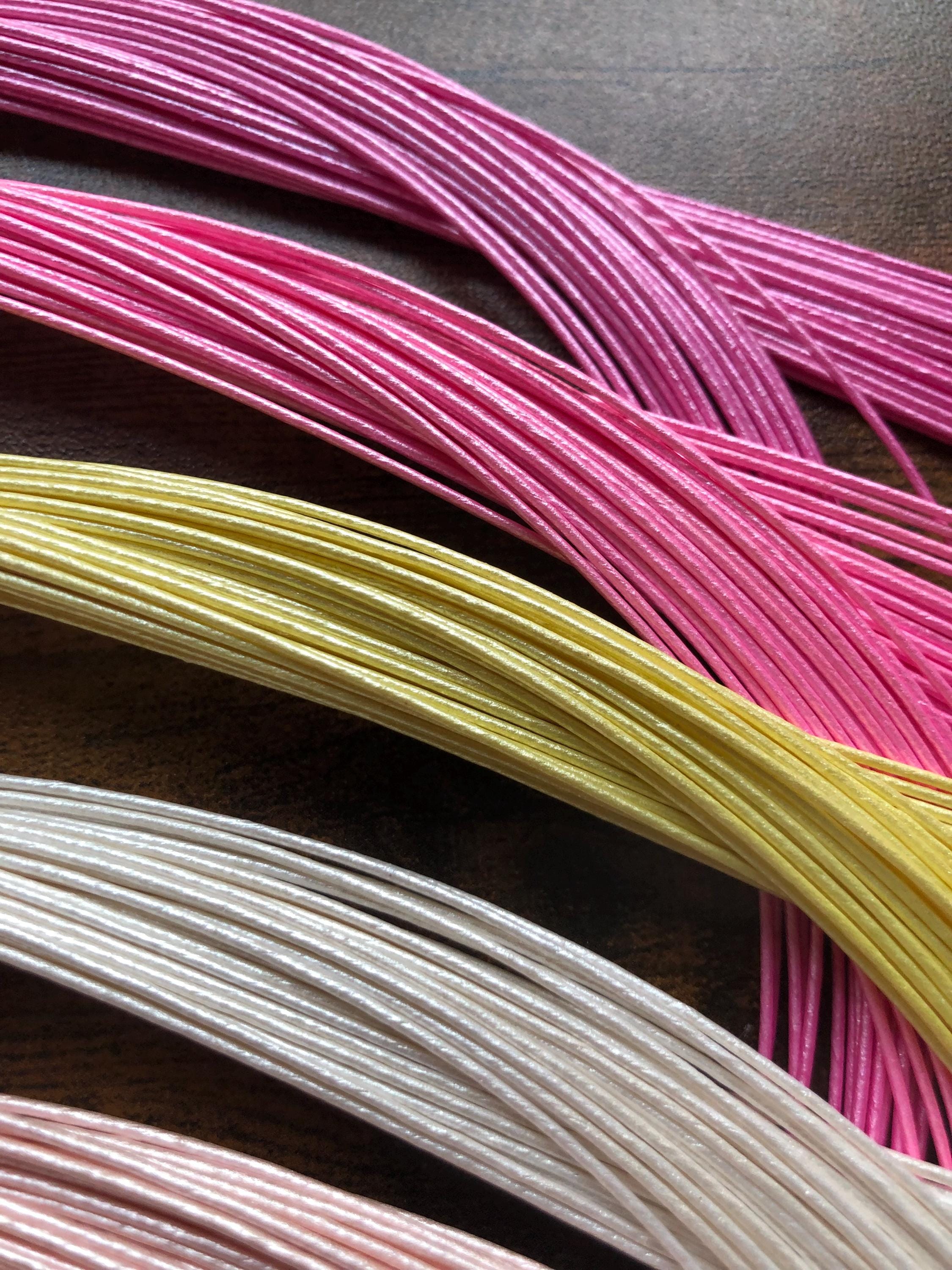Japanese Mizuhiki Cords 11 Colors, Decorative Paper Cords, Pale Color ...