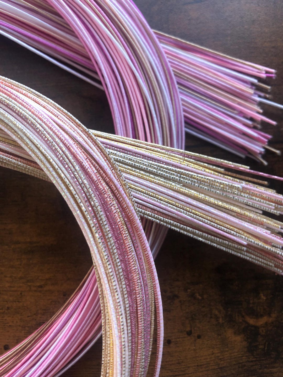Mizuhiki Cords Pink Beige Random Color, Normal and Sparkle Mizuhiki ...