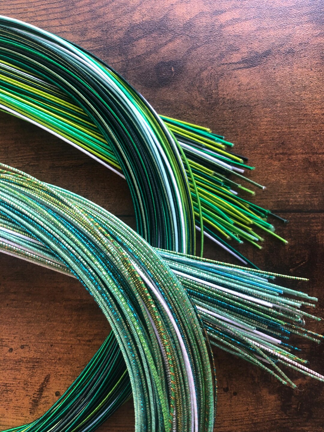 Mizuhiki Cords Green Random Color, Normal and Sparkle Mizuhiki ...
