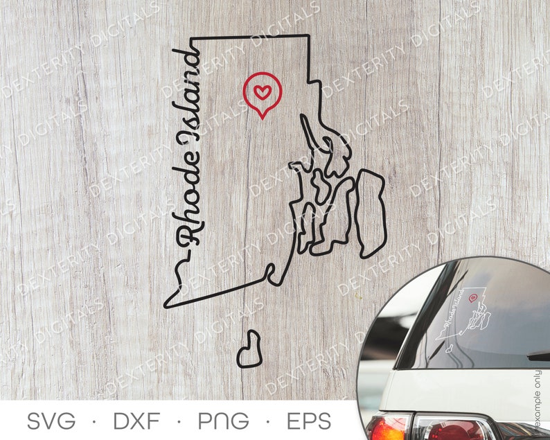 Rhode Island SVG | USA State Design | SVG Cut File for Cricut ...