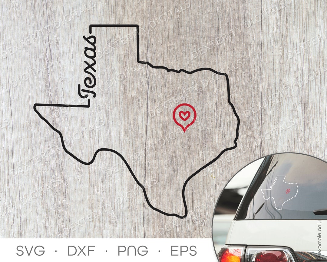 Texas SVG | USA State Design | SVG Cut File for Cricut, Silhouette ...