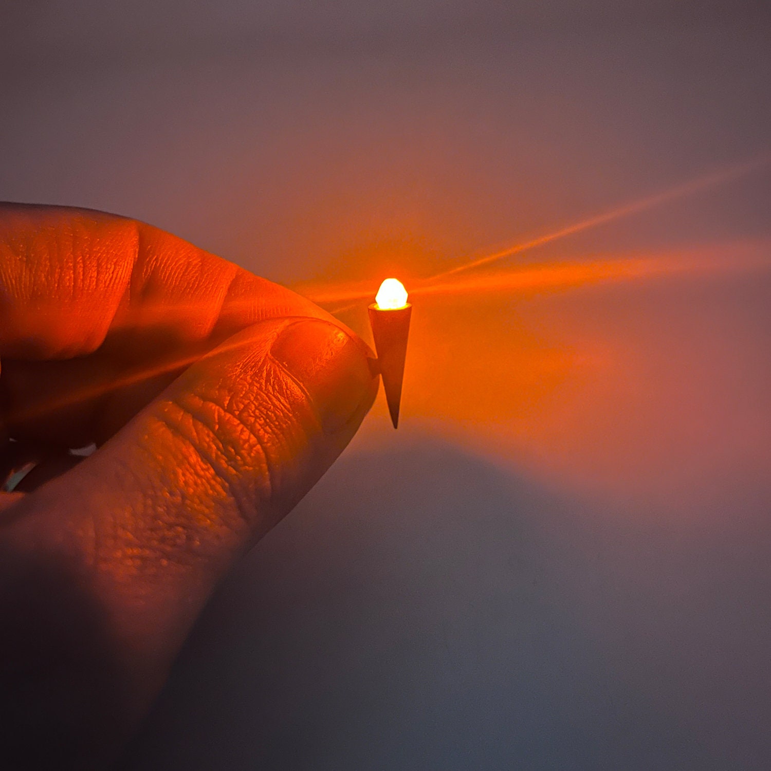 Wall Torch With Very Real Fire Effect for Cribs and Dioramas With Micro ...