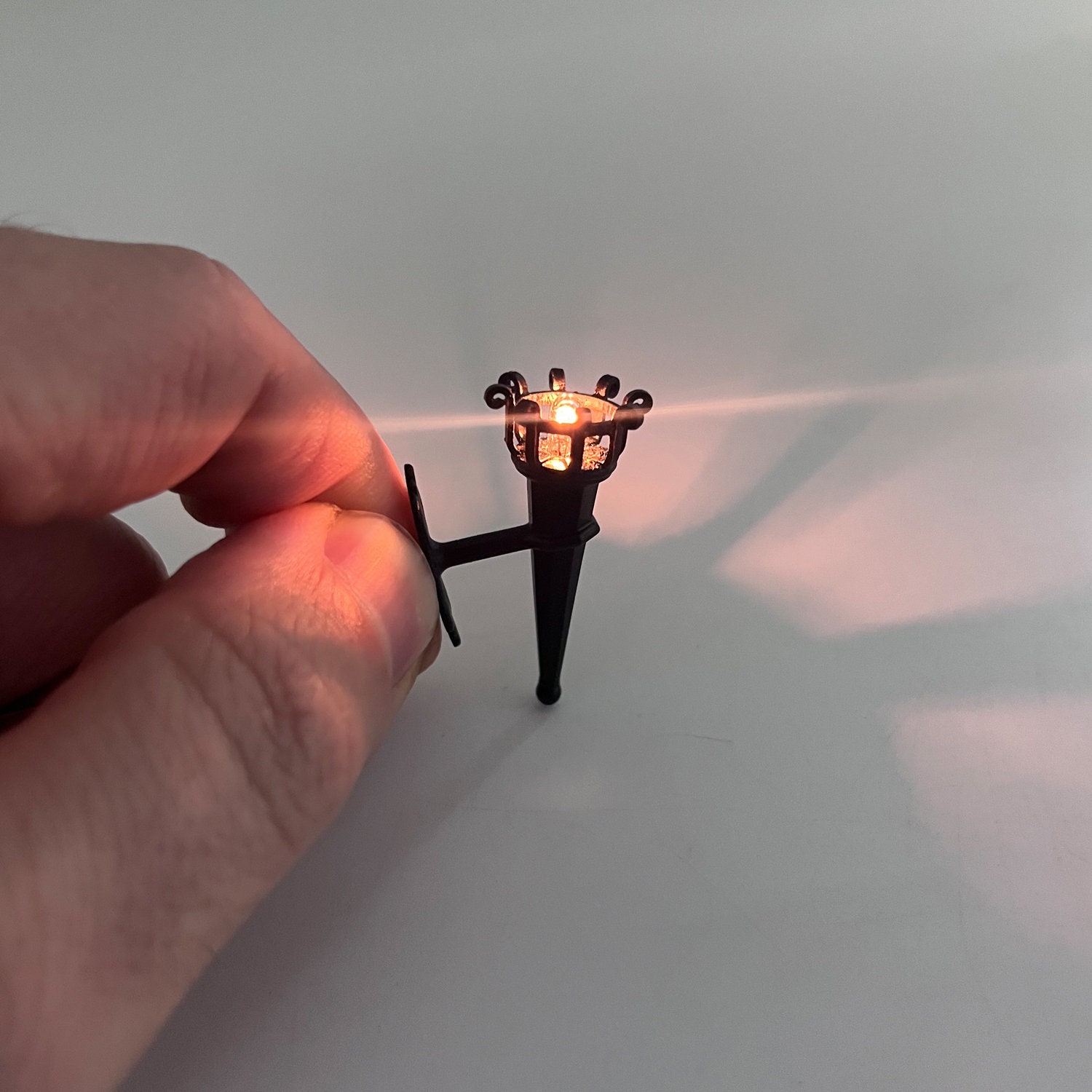 Wall Torch Height 3.5 Cm Torch With Warm White or Red Light for Cribs ...