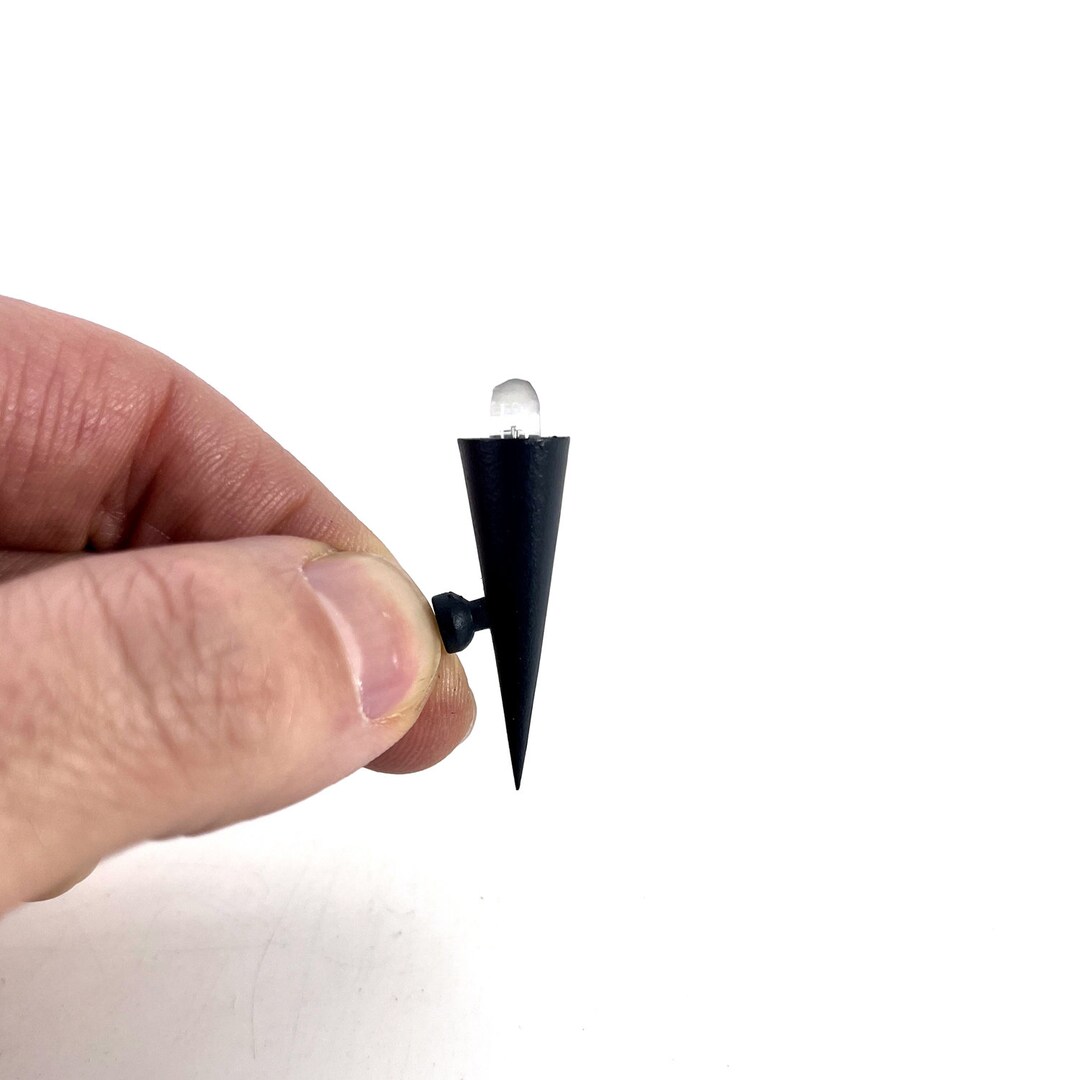 Wall Torch With Very Real Fire Effect for Cribs and Dioramas With Micro ...
