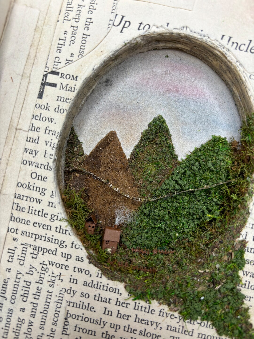 Miniature Book Art, Curiosities, Miniature Devil Scene, Secret World ...