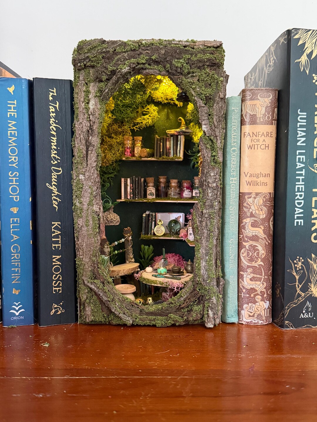 Magical Fantasy Realm Book Nook,one of a Kind Handmade Booknook - Etsy