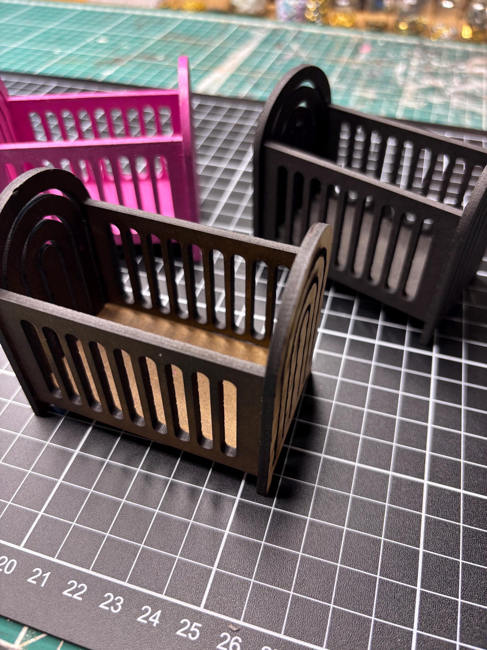 DIY KIT Miniature Nursery Crib: Dollhouse Furniture, MDF Wood - Etsy