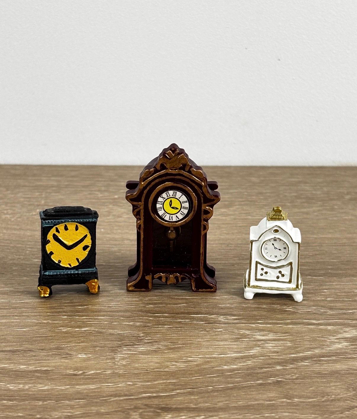 1:12 Scale Small Wooden Clocks - Etsy