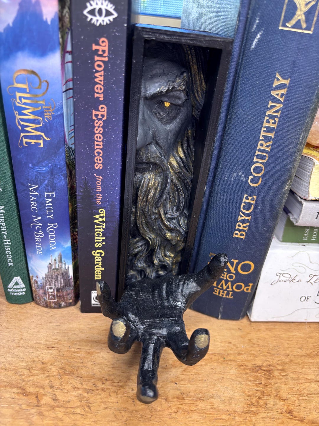 Wizard Book Nook: Handmade Shelf Insert, 3D Printed Base - Etsy