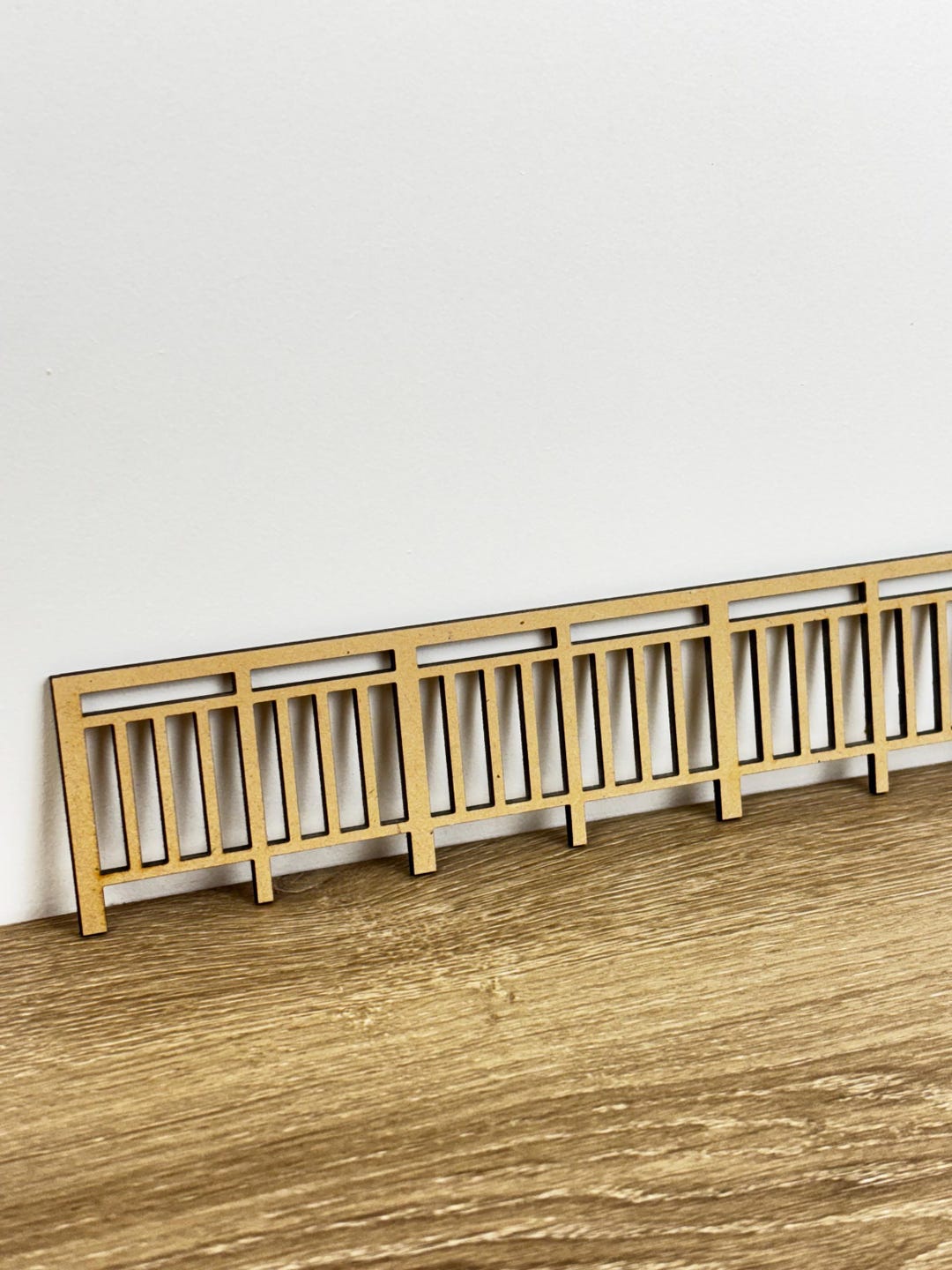 Picket Dollhouse Fence Panel, MDF Diy Railing Kit - Etsy UK