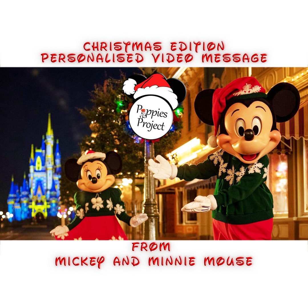 Personalised Mickey and Minnie Surprise Video Message - Reveal Your ...