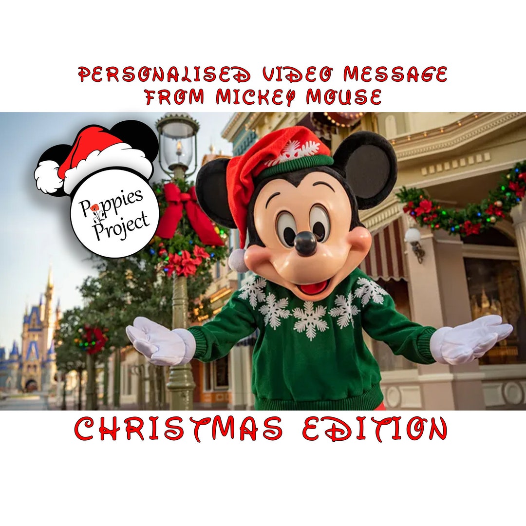 Personalised Mickey Mouse Christmas Edition - Video Reveal- Please Read ...