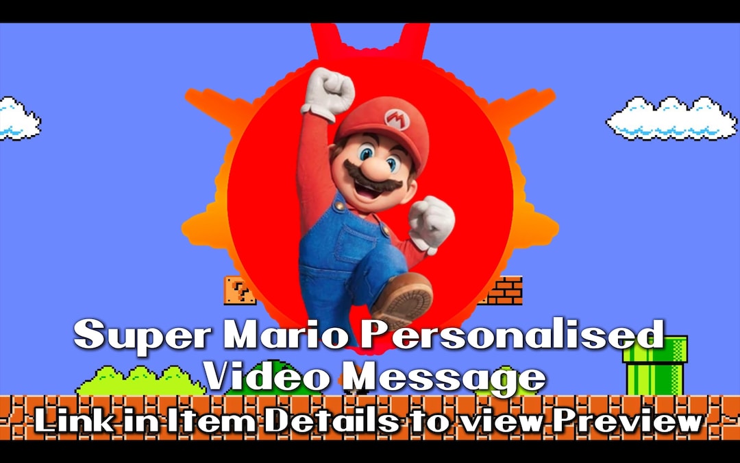 Super Mario - Personalised Video Message - Etsy
