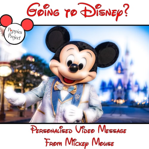 Personalised Video Message From Mickey Mouse Reveal Your - Etsy