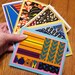 African Fabric Greeting Cards – Blank (5 Pack) - Etsy