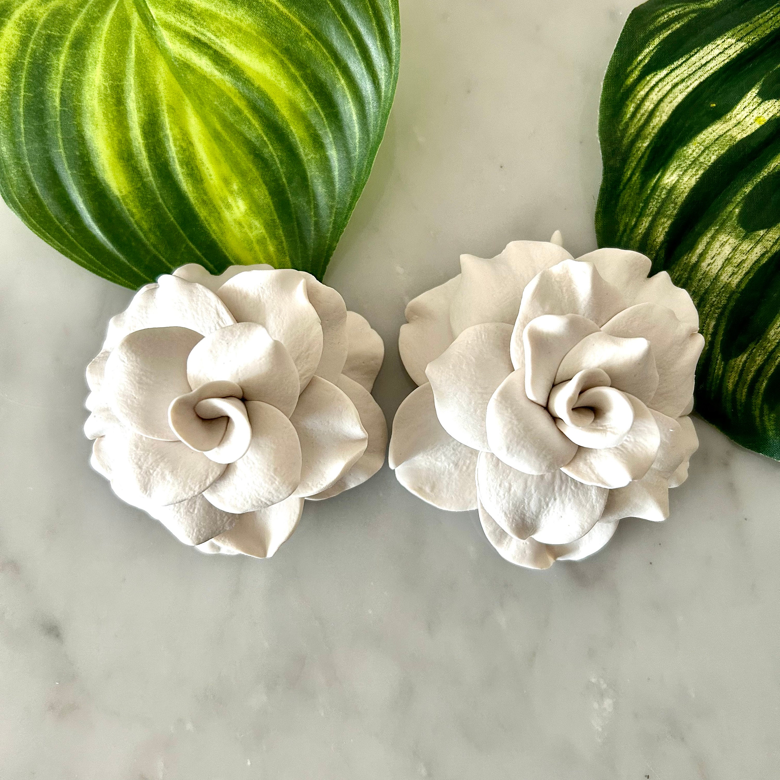 Wall Sculpture Flowers Polymer Clay Rose 3D Wall Art Clay - Etsy