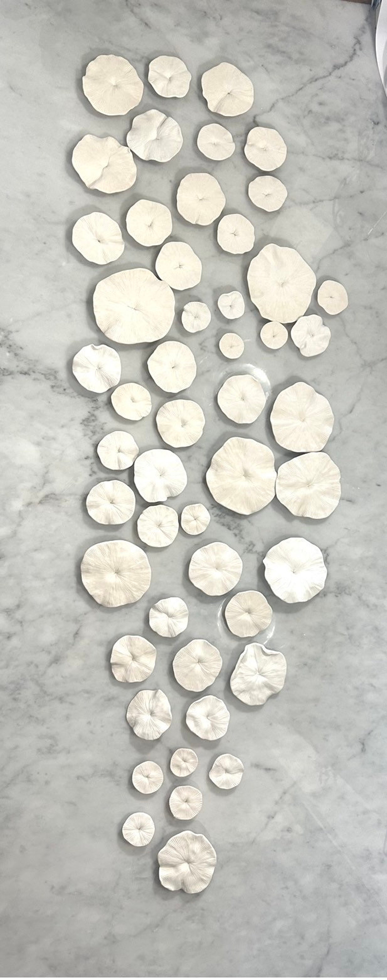 Wall Sculpture Modern Clay Wall Art Coral Wall Sculpture - Etsy