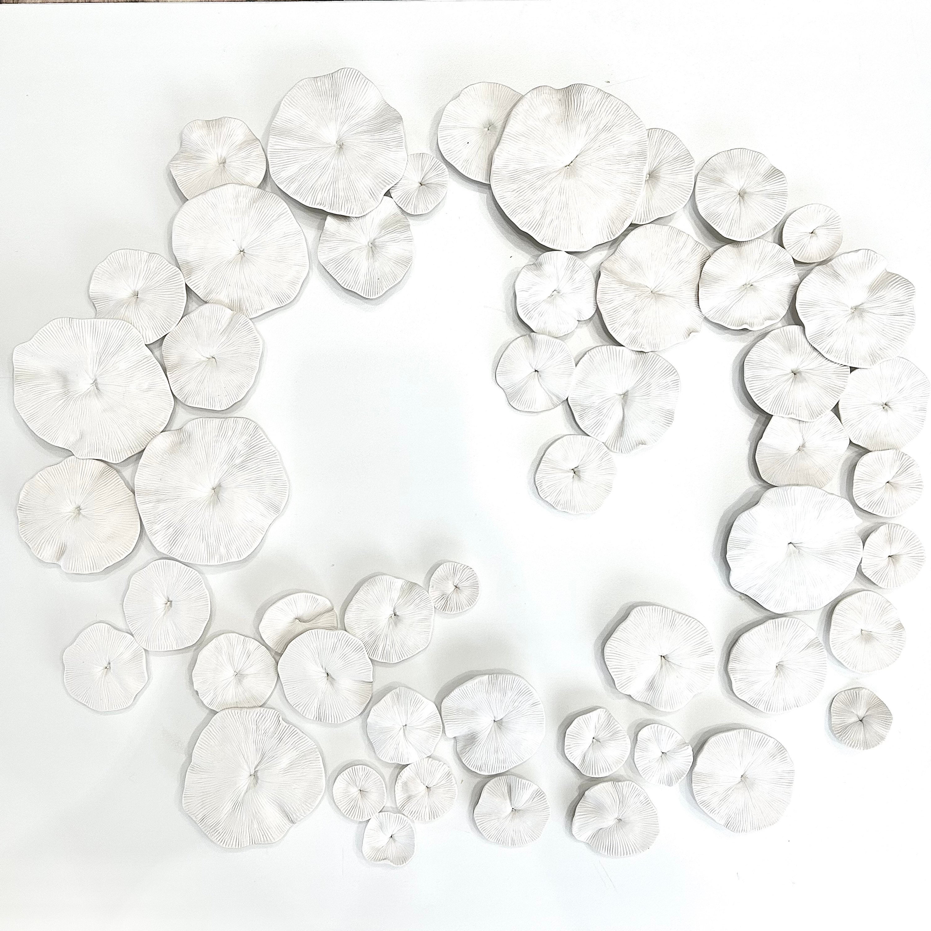 Wall Sculpture Modern Clay Wall Art Coral Wall Sculpture - Etsy