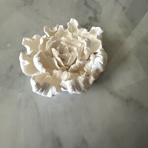 3D Peony Wall Art, Hand Sculpted Clay Flowers, Wall Sculpture Art ...