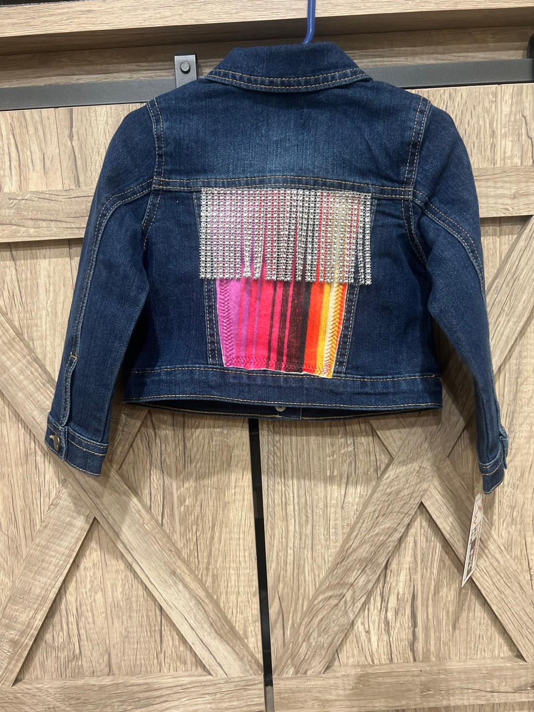 Custom Jean Jacket With Back Insert and Bling 2T - Etsy