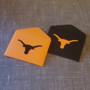 Longhorn Gift Card Envelopes, Set of 6 - Etsy