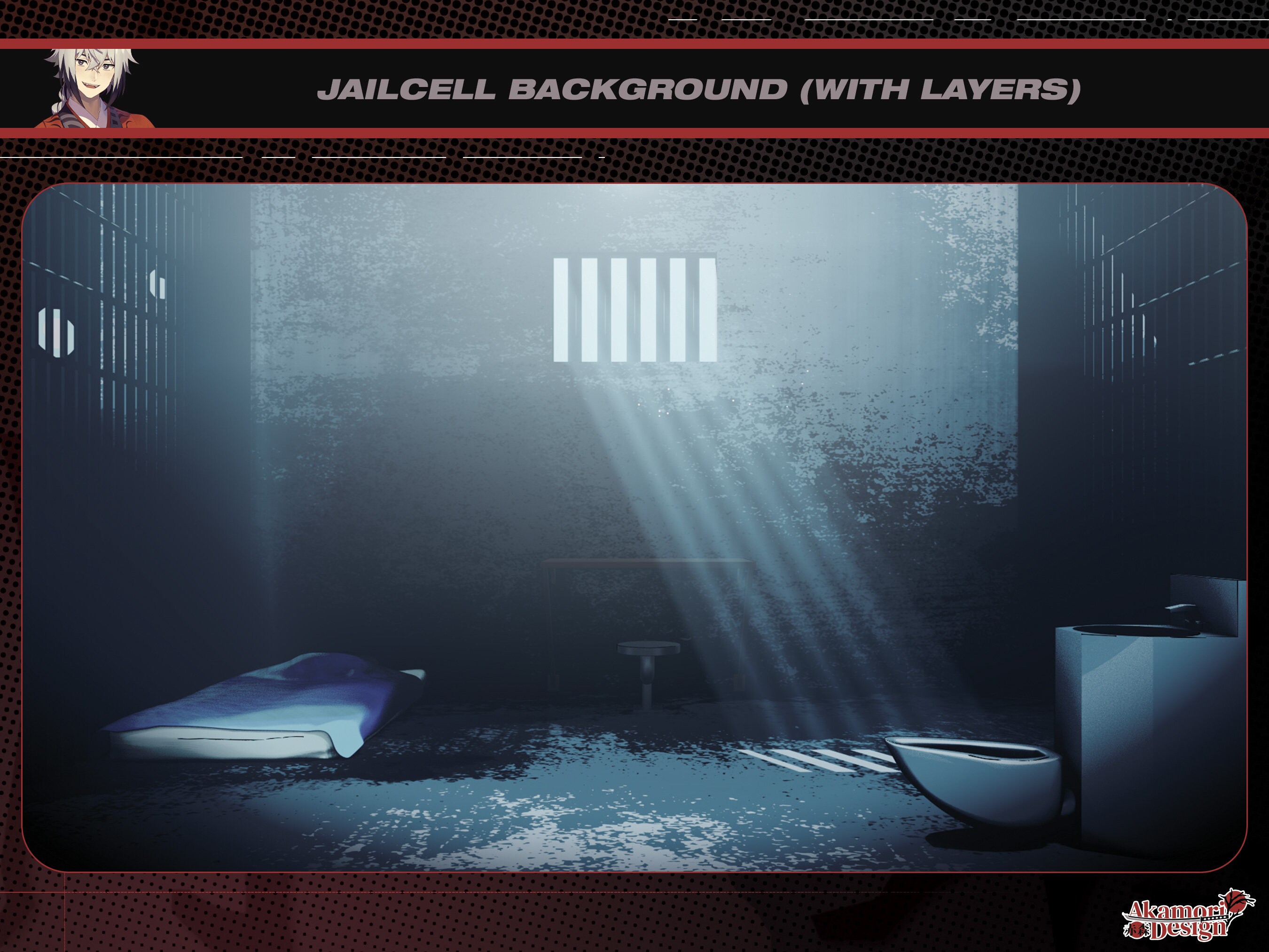Static Jailcell and Jail Bars Background Prison 3D Room - Etsy Canada