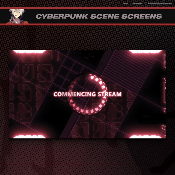 Cyberpunk Stream Overlay - Etsy