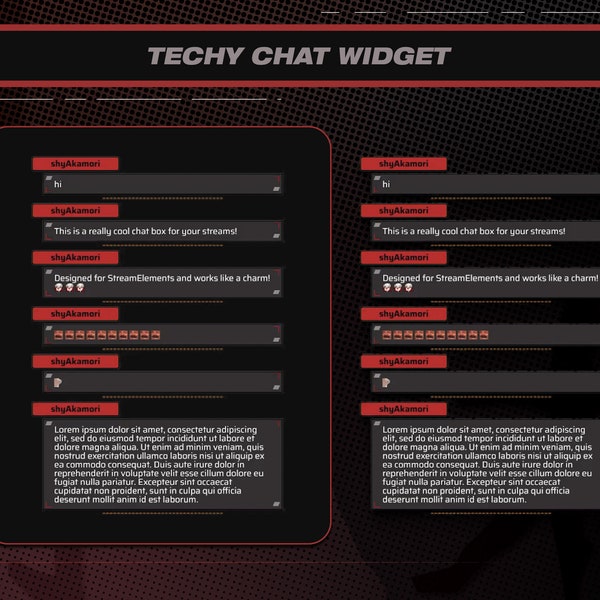 Custom Twitch Chat Box Css - Etsy