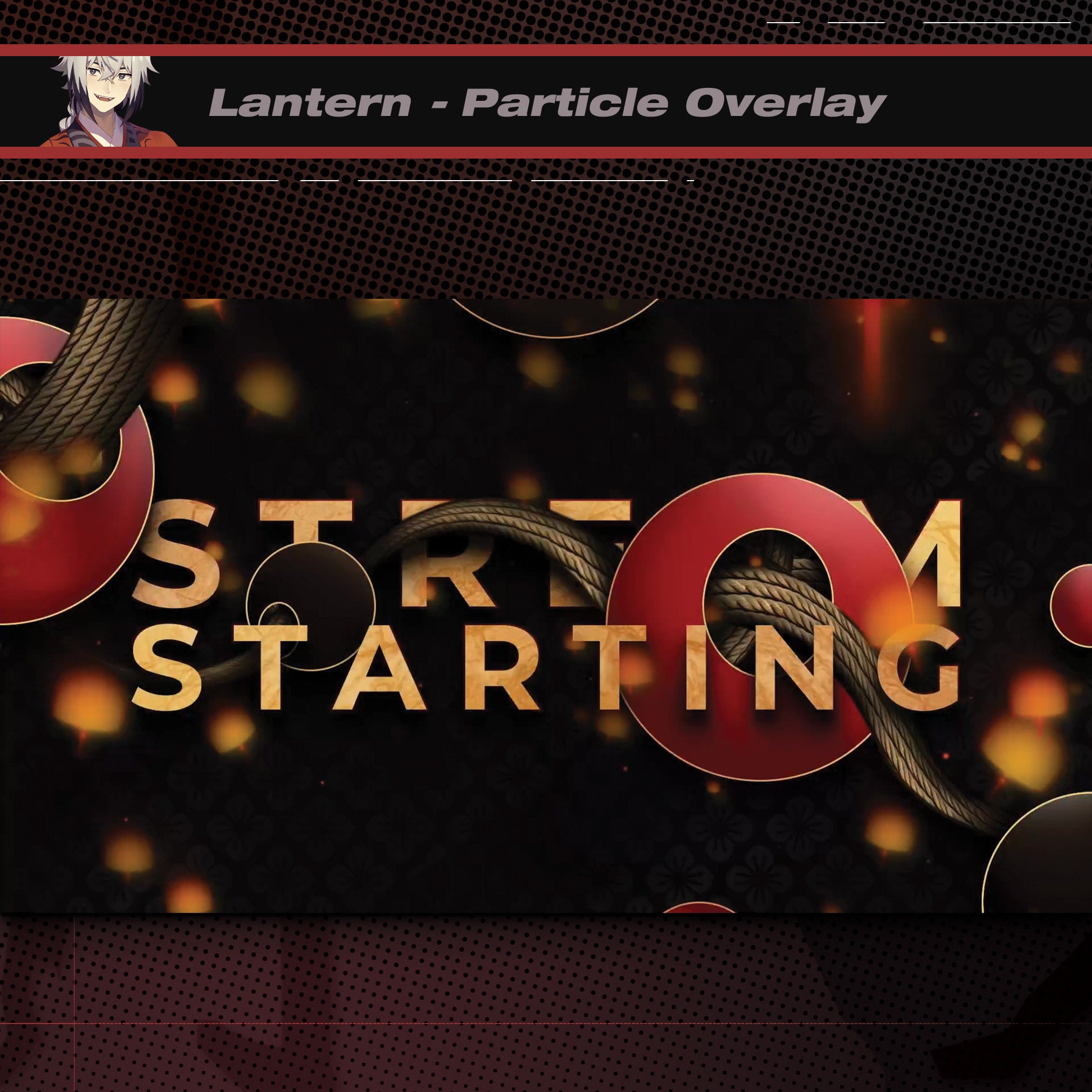 Kumori A Traditional Minimalist Japanese Animated Twitch Pack Black ...